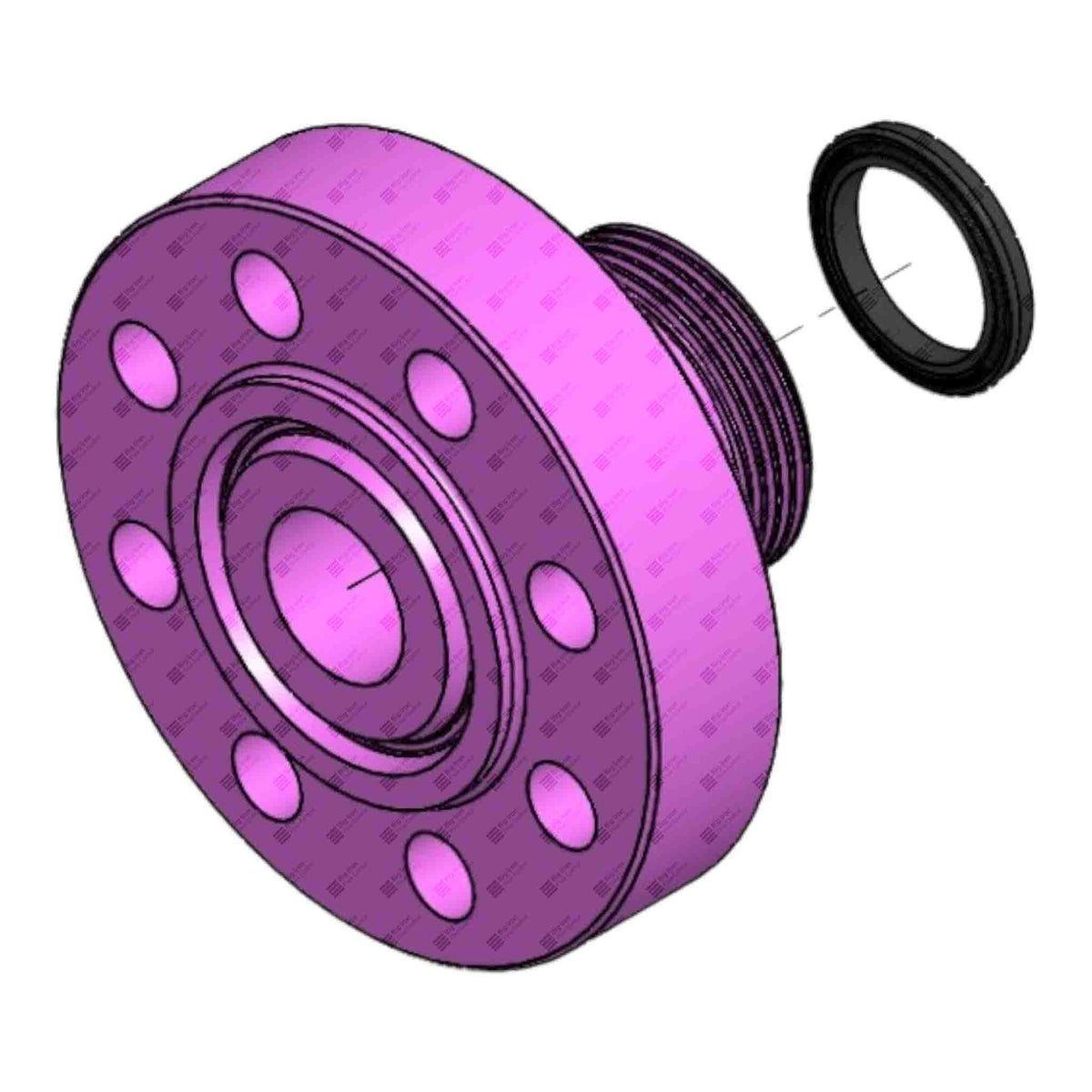 Flange Adapter, 3" 2500# RTJ x 3" 1502 F, 6170 psi, Sour Service – Big ...